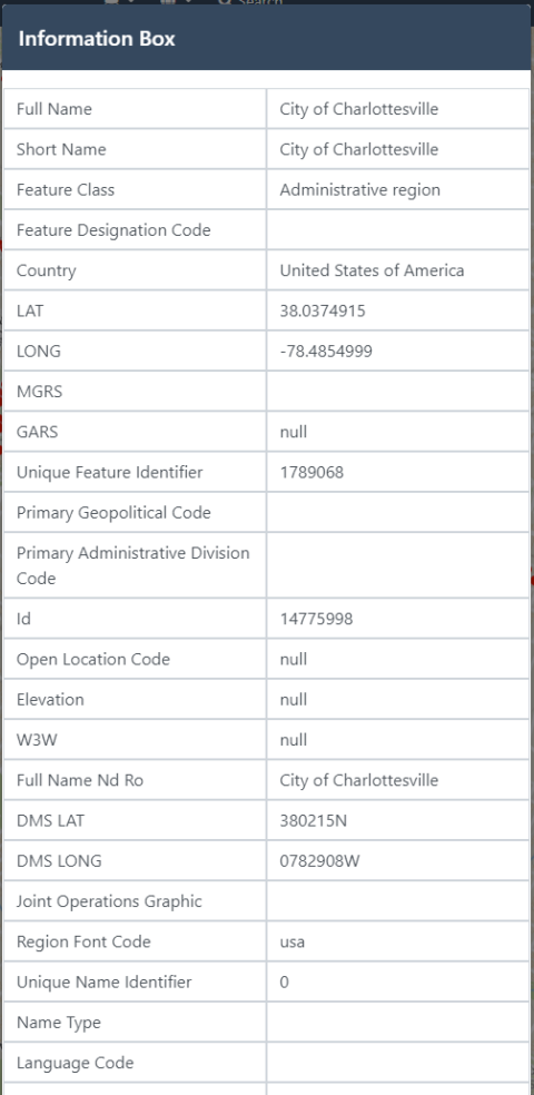 Map | GeoNames Map Explorer iOS App