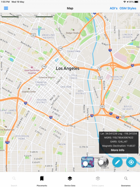 GeoNames Data | GeoNames Map Explorer iOS App