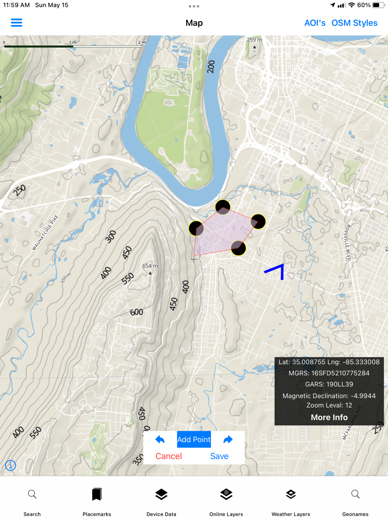 Data Collection forms | GeoNames Map Explorer iOS App